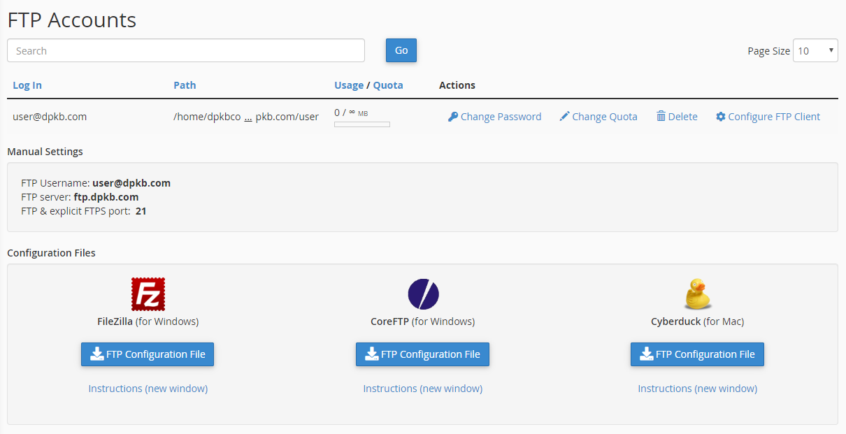 Create Additional Ftp Accounts In Cpanel Dataplugs